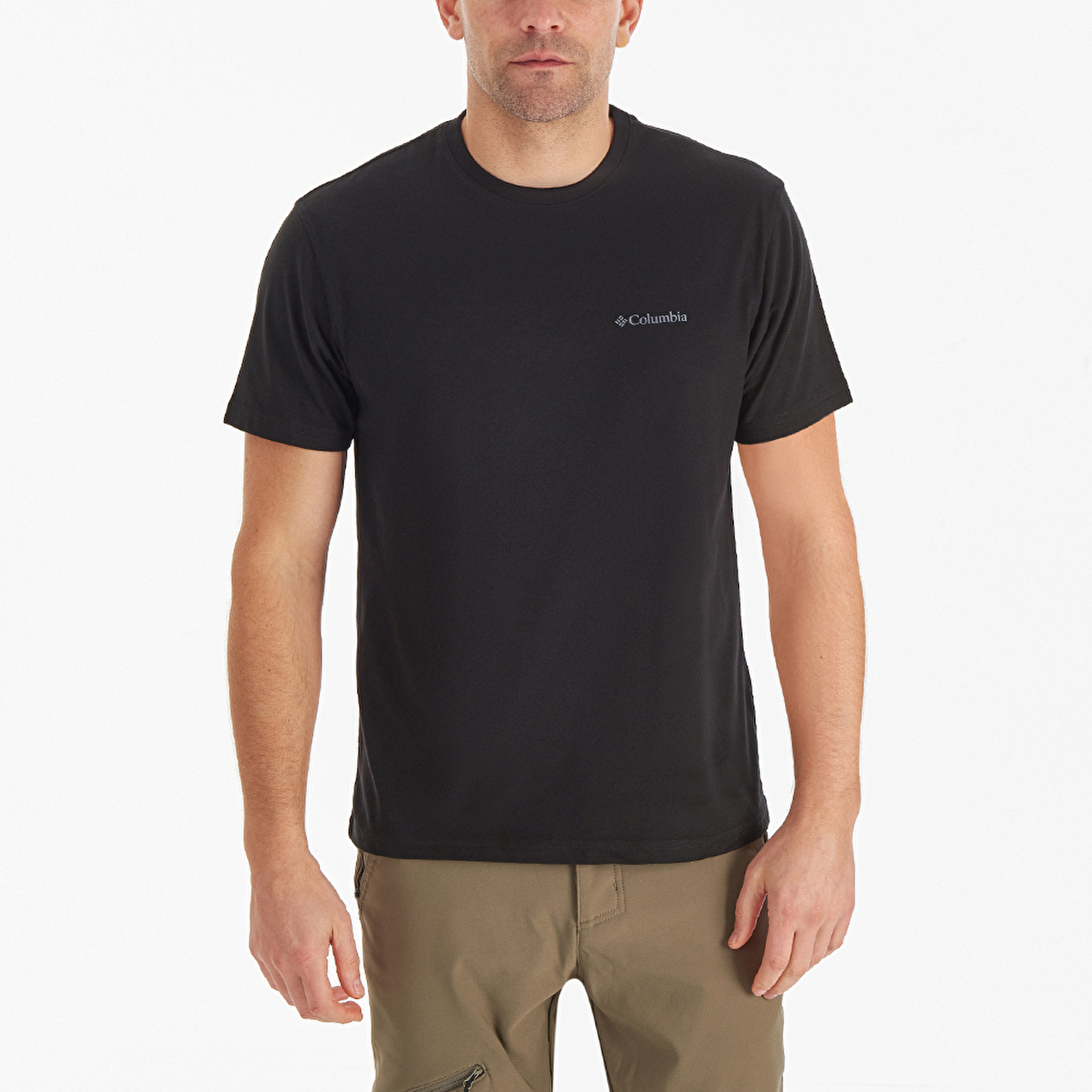 CSC Basic SLogo Brushed Erkek Kısa Kollu T-Shirt | Columbia