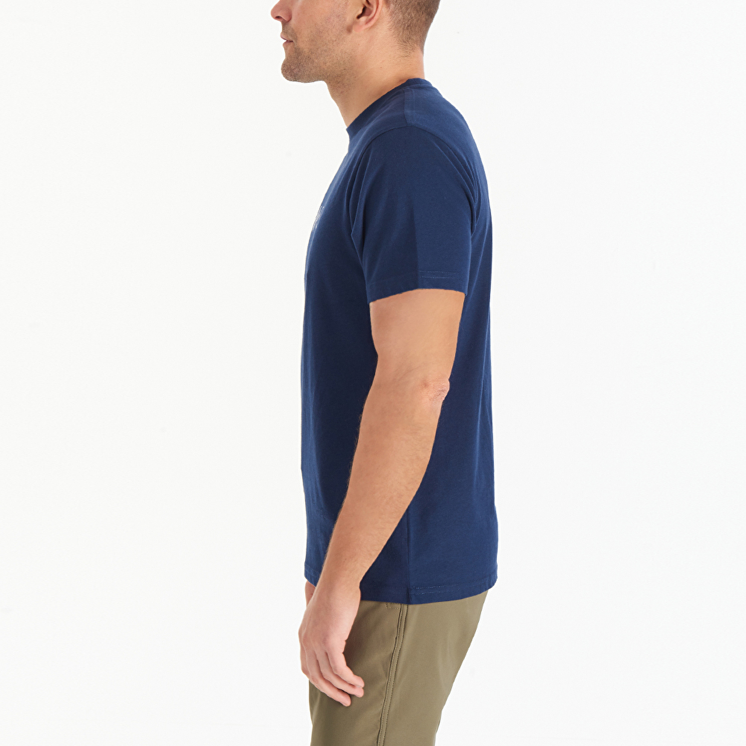 Columbia Erkek Koyu Lacivert CSC M Basic Logo Brushed Kısa Kollu T ...