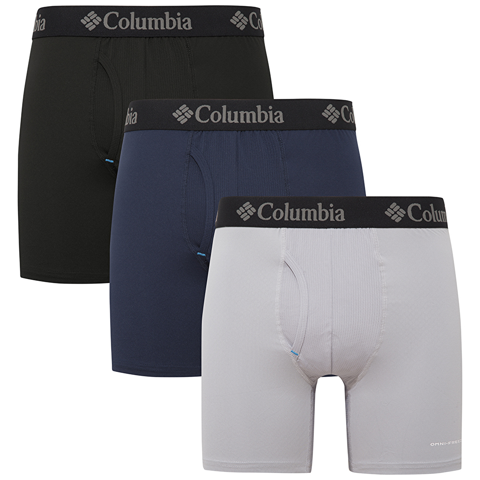 Columbia Erkek Lacivert,Gri,Mavi Columbia Omni Freeze Zero 3'lü Boxer ...